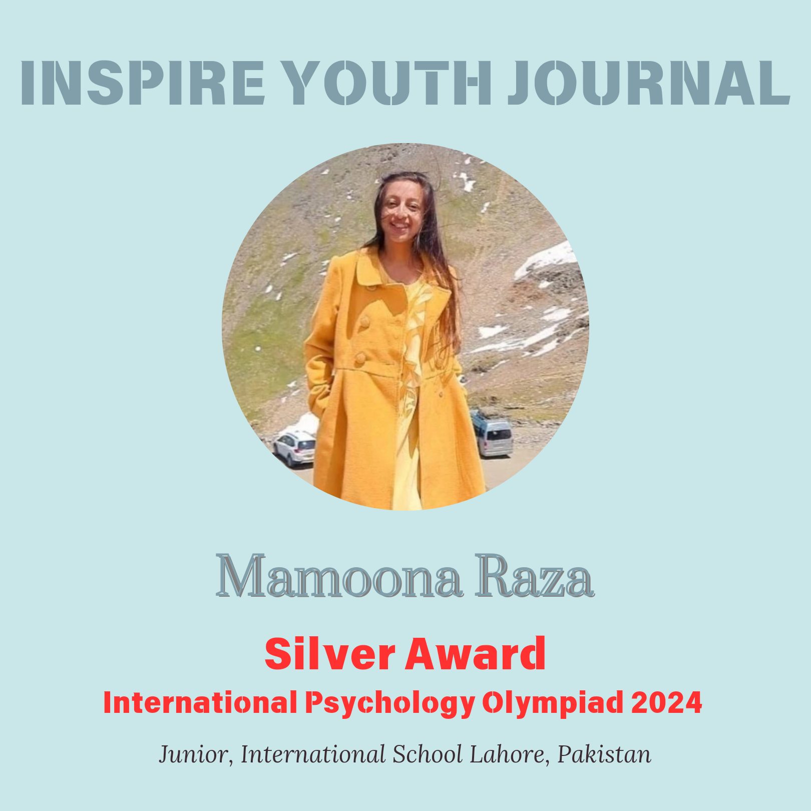 Mamoona Raza - Inspire Youth Journal
